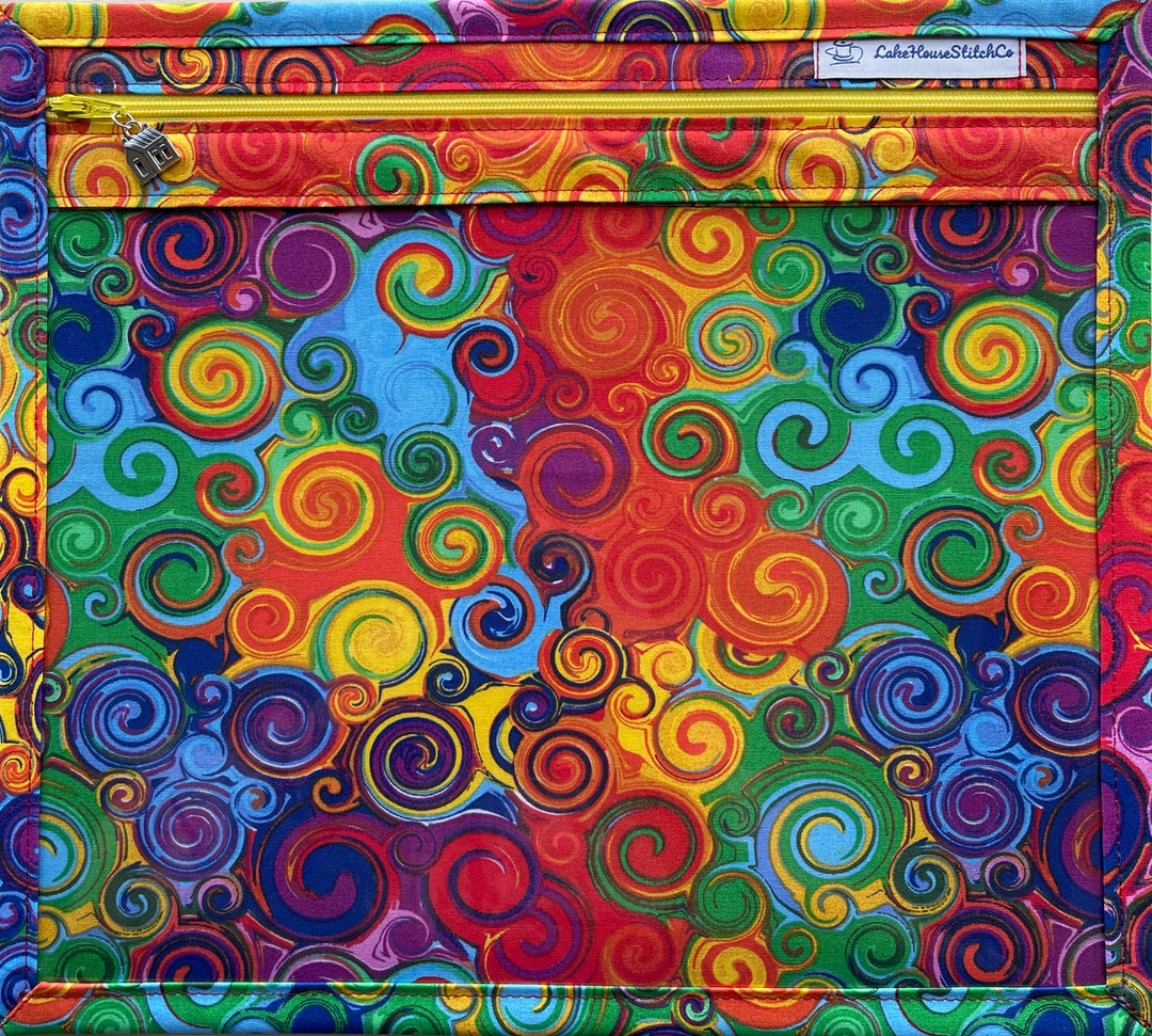 NEW Colorful Bubbles Project Bag for Cross Stitch/wip/wool Felt ...