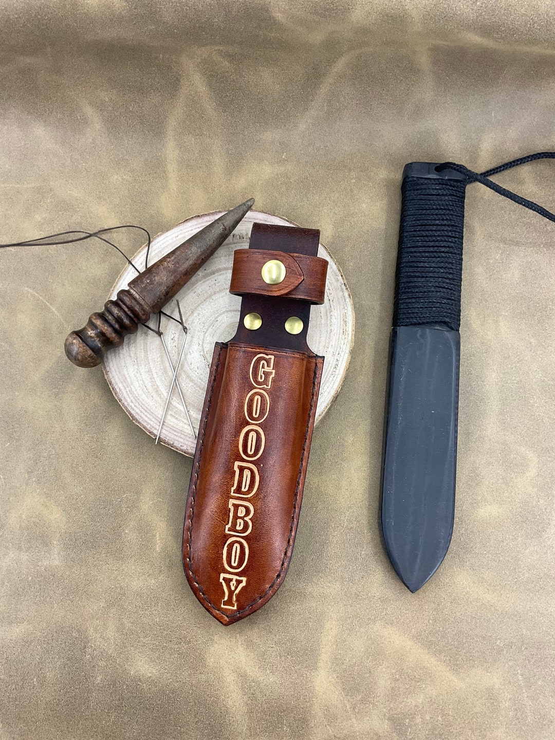 Only the Breakstick SHEATH. Break Sticks. Customizable Genuine Leather ...