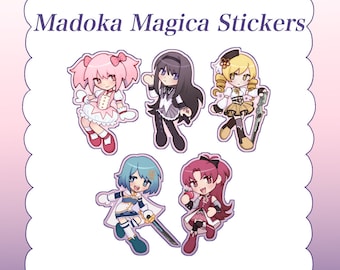 Puella Magi Madoka Magica Vinyl Stickers - Etsy
