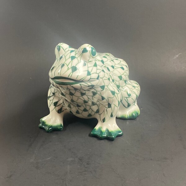 Porcelain Frog - Etsy