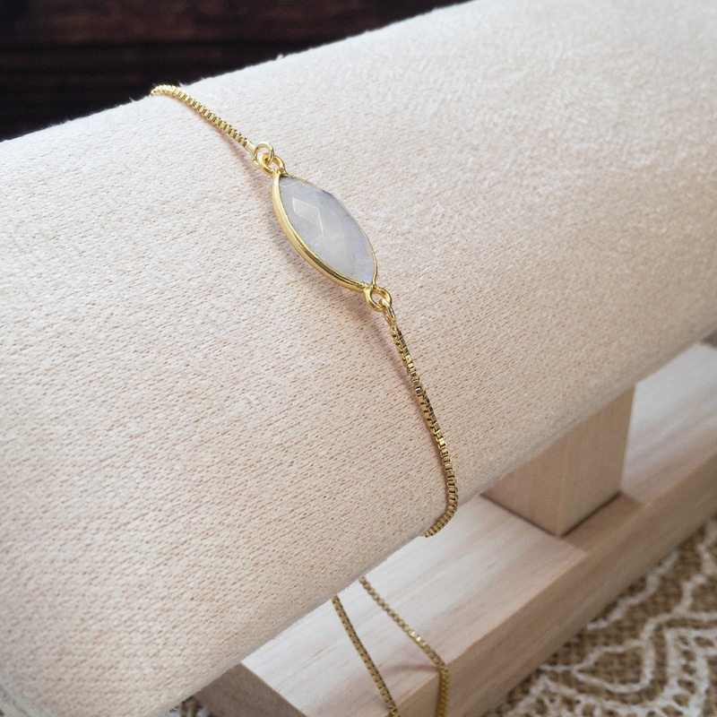 Moonstone Bracelet - Etsy