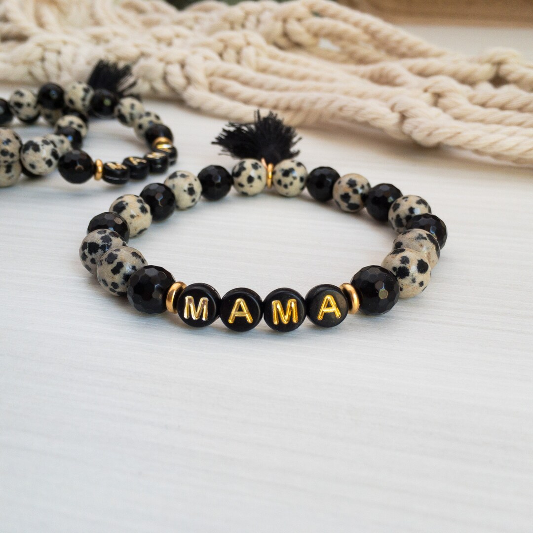 Mama Word Bracelet, New Mom Bracelet, Bonus Mom Gift, Mom Gift From ...