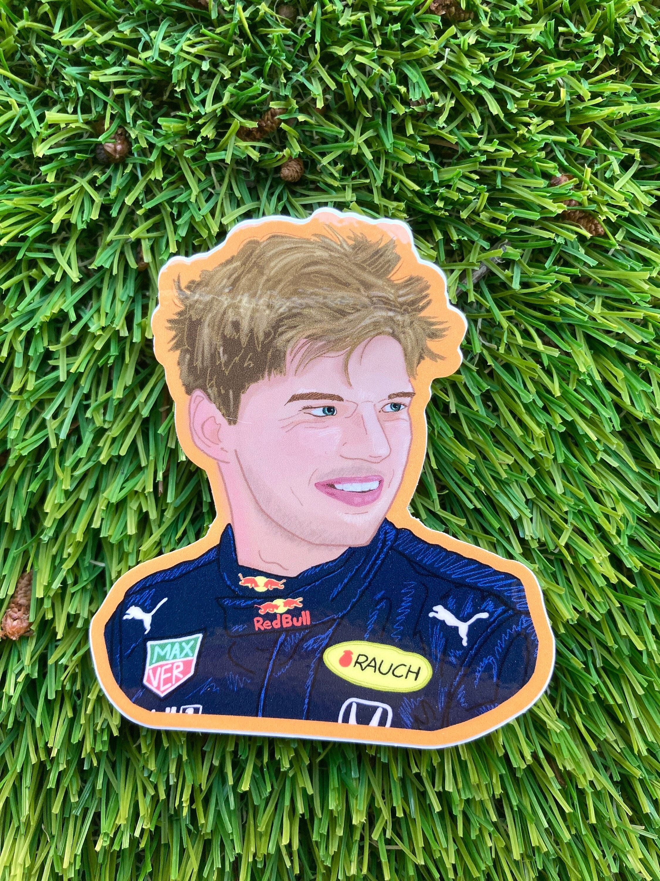 Max Verstappen Red Bull Formula 1 Sticker Eco-friendly - Etsy