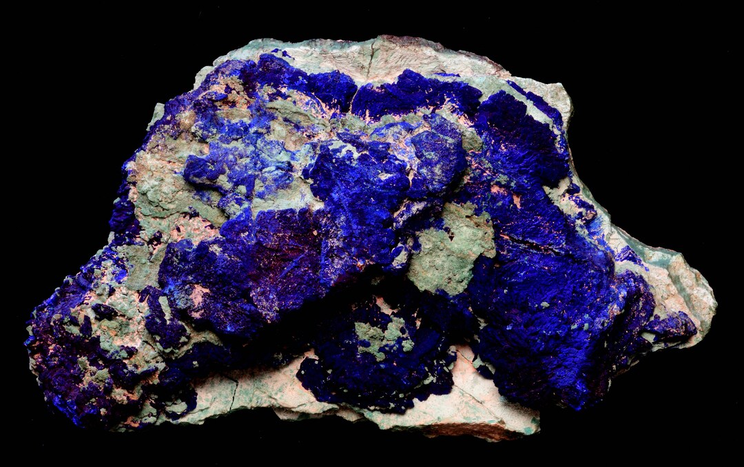 Classic Tsumeb Azurite and Malachite Specimen - Etsy