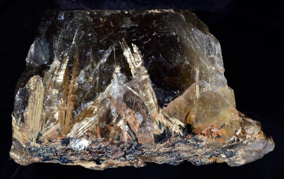 Extra Large Rutilated Quartz Specimen - Etsy