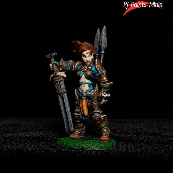 Female Reaper Miniature - Etsy