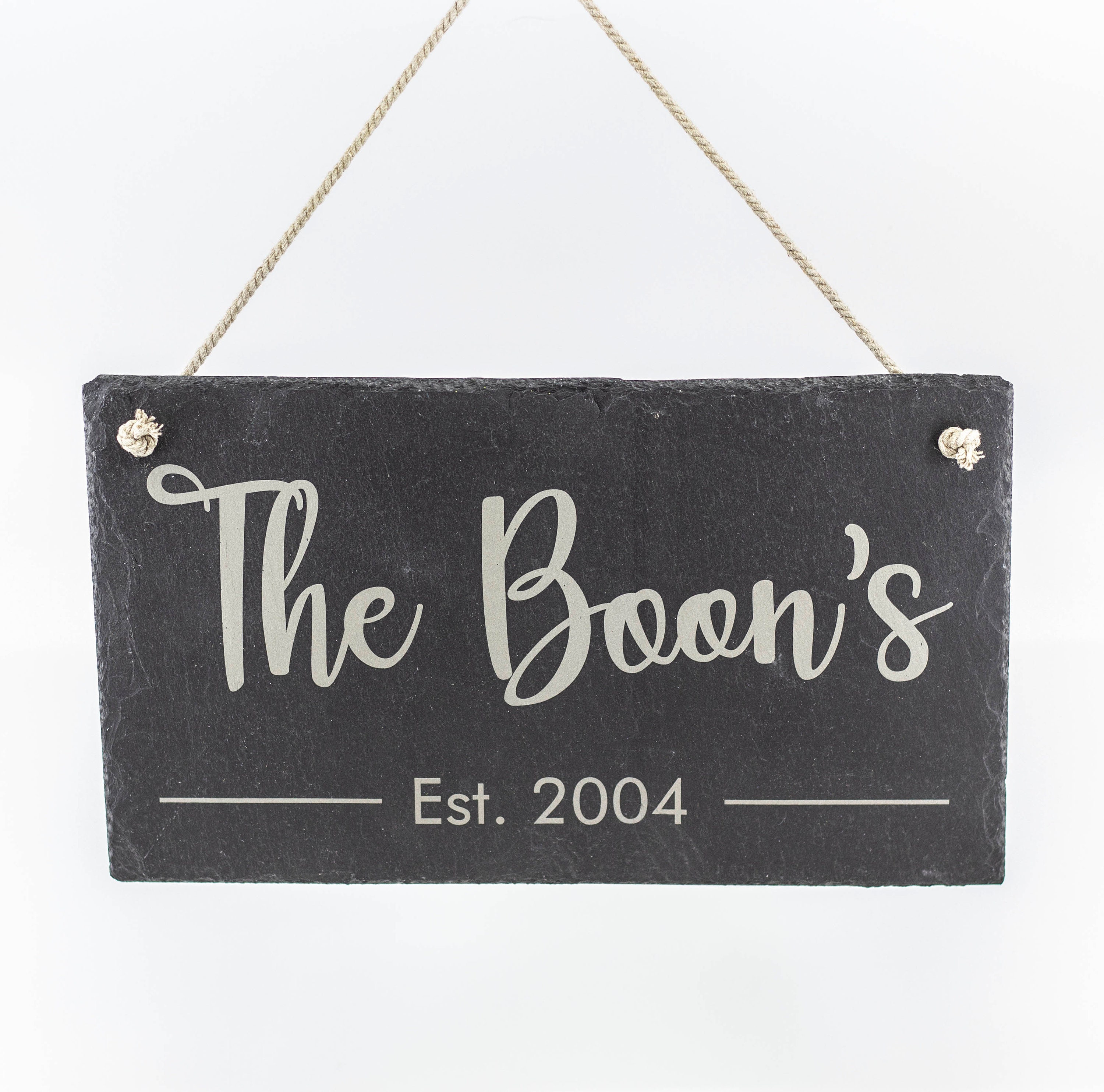 Personalised Slate Sign. Custom Slate Plaque. Engraved. - Etsy