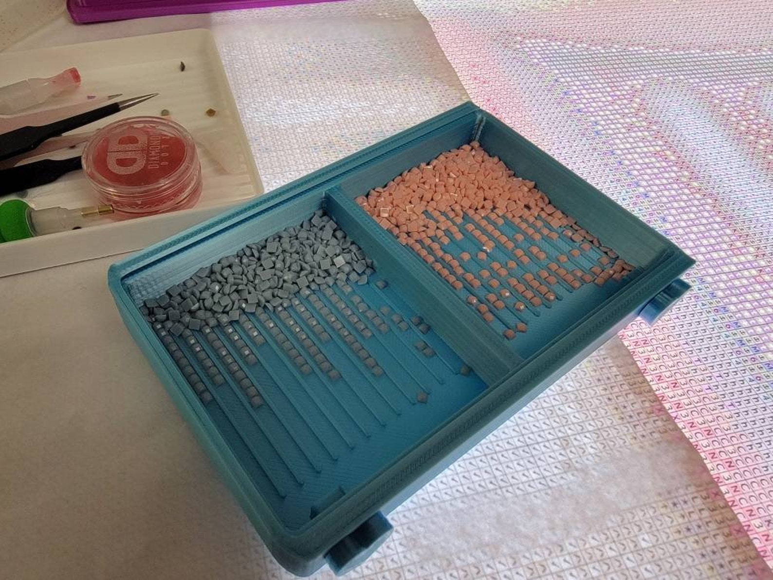 Double Sided Tray Diamond Painting Tray Drill Tray Diamond - Etsy
