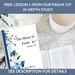 In-depth Bible Study in Psalm 119 Printable Bible Study Guide Digital ...