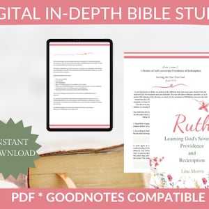In-depth Bible Study in Ruth Printable Bible Study Guide Digital ...