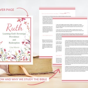 In-depth Bible Study in Ruth Printable Bible Study Guide Digital ...