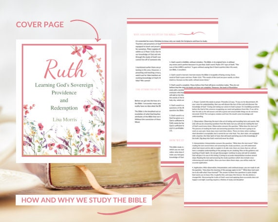 In-depth Bible Study in Ruth Printable Bible Study Guide Digital ...