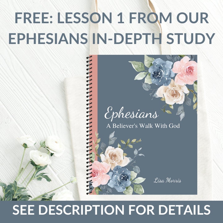 In-depth Bible Study of Ephesians Printable Bible Study Guide Digital ...
