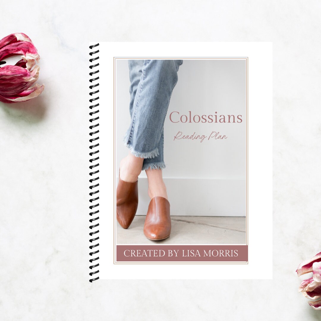 Bible Reading Plan Colossians Digital Bible Reading Plan PDF Worksheet ...