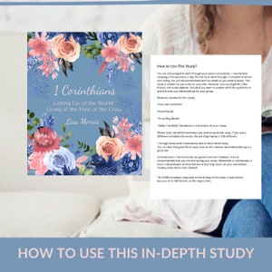 In-depth Bible Study 1 Corinthians Printable Bible Study Guide Digital Scripture Study Workbook ...