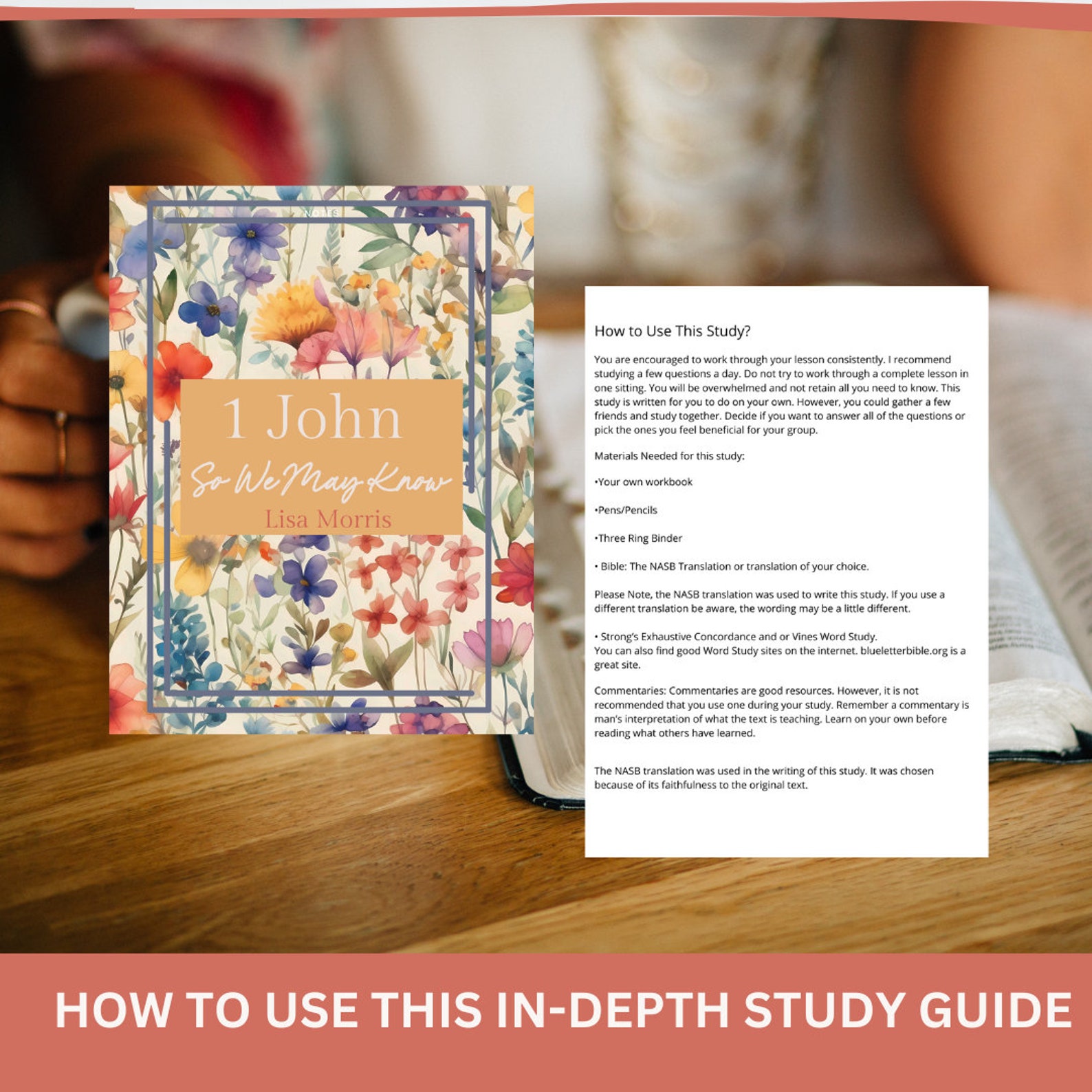 In-depth Bible Study in 1 John Printable Bible Study Guide Digital ...