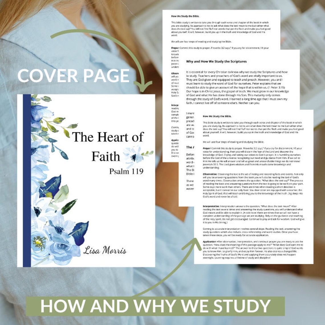 In-depth Bible Study in Psalm 119 Printable Bible Study Guide Digital Scripture Study Workbook ...