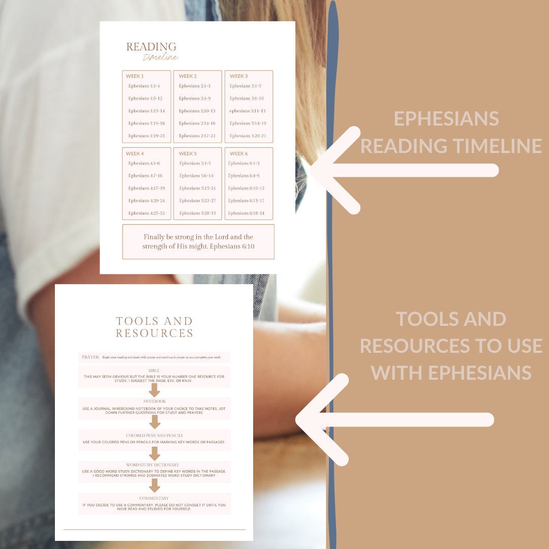 Ephesians Bible Reading Plan Digital Bible Reading Plan PDF Worksheets ...
