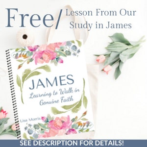 In-depth Bible Study in James Printable Bible Study Guide Digital ...