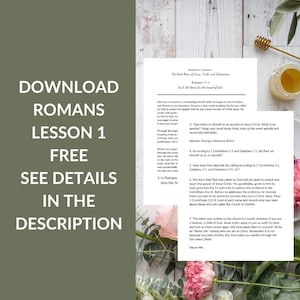 Romans Bible Study Guide | In-depth Scripture Workbook (digital ...
