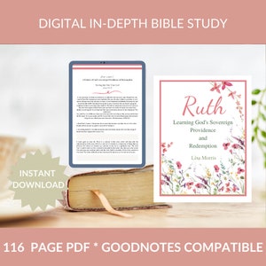 In-depth Bible Study in Ruth Printable Bible Study Guide Digital ...