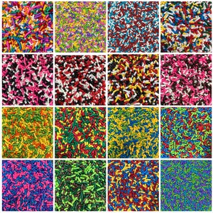 Cute Pandas - Custom Theme Sprinkle Mix Jars- Animal Cupcake Toppers ...