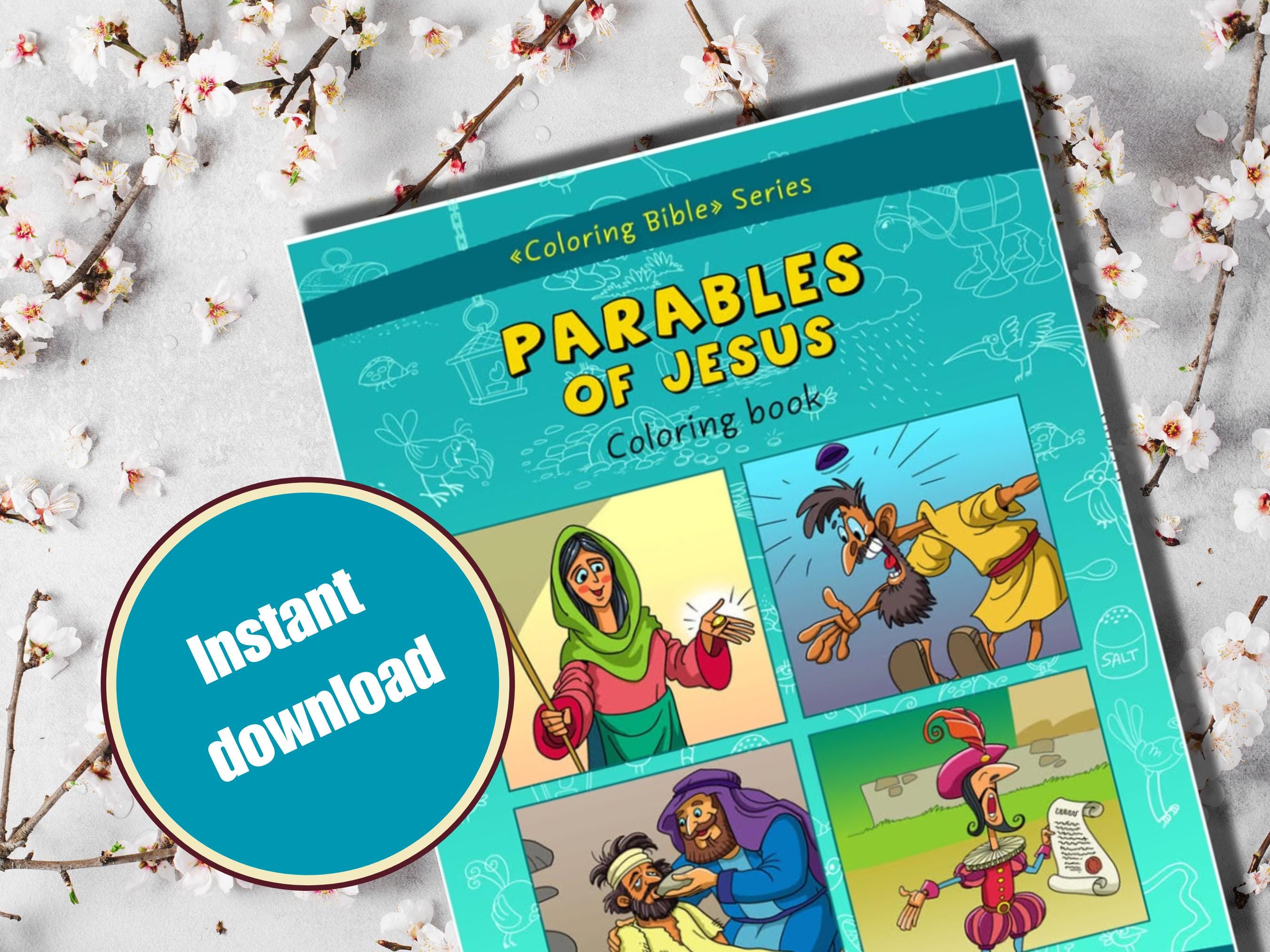 Parables of Jesus - Bible Coloring Book. Printable Coloring Pages for ...