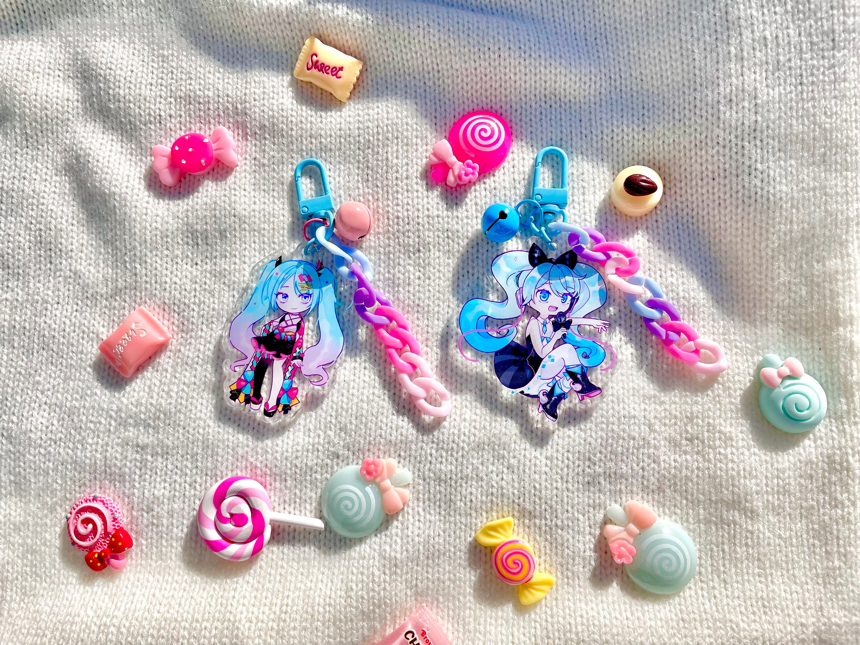 Hatsune Miku Acrylic Charms | Etsy