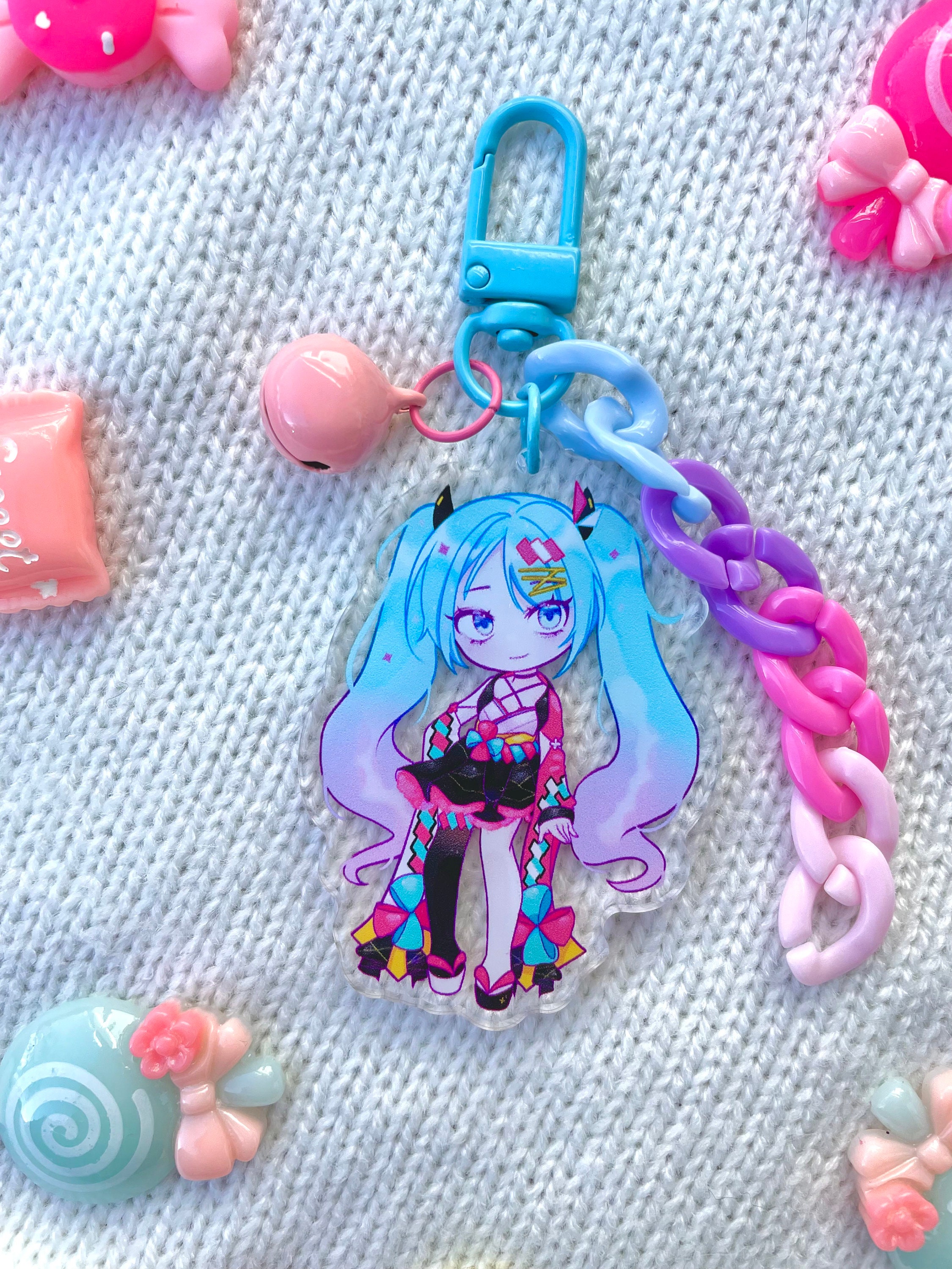 Hatsune Miku Acrylic Charms | Etsy