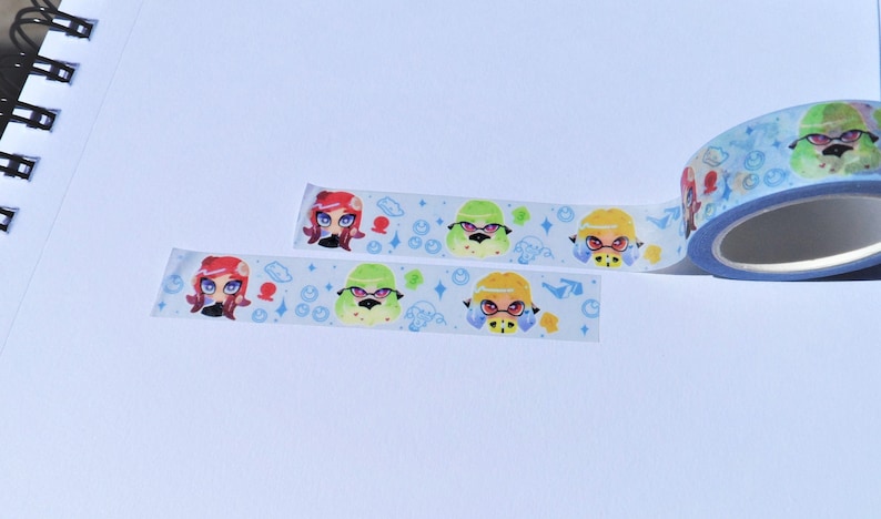 Splatoon Agent Washi Tape | Etsy