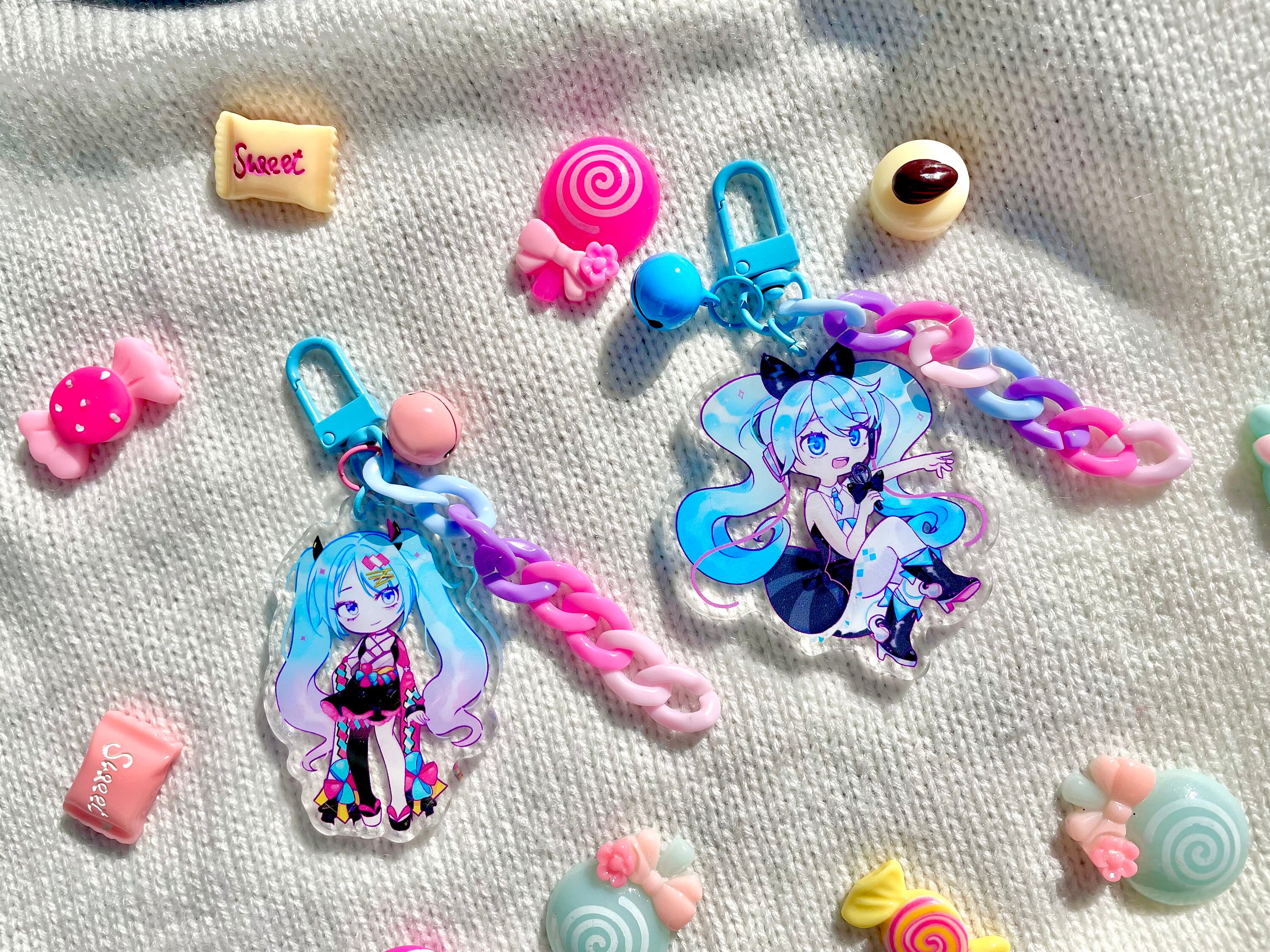 Hatsune Miku Acrylic Charms | Etsy