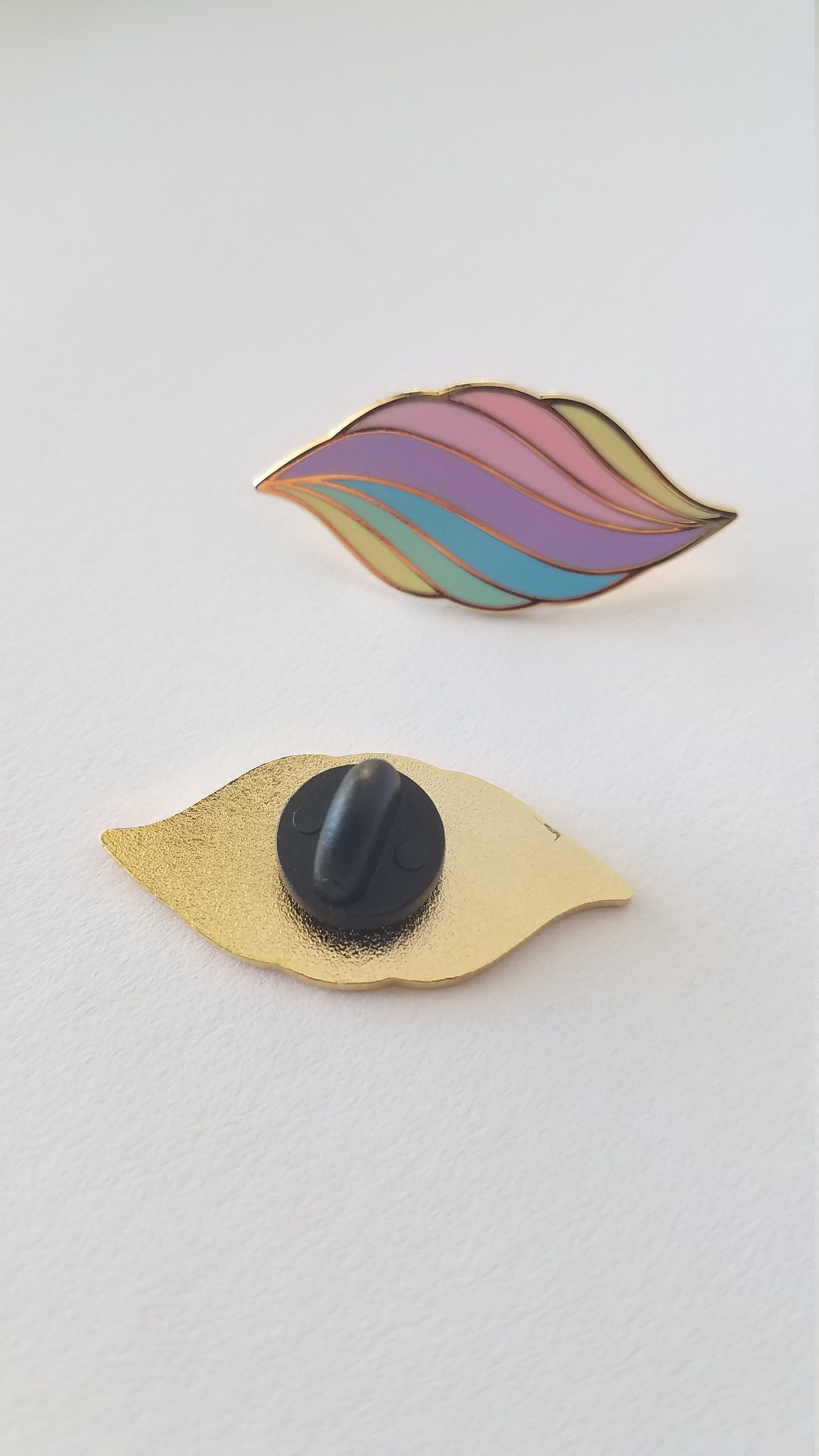 Pastel Enamel Pin Hard Enamel Pin, Pastel Enamel Pin, Shell-like Pin - Etsy