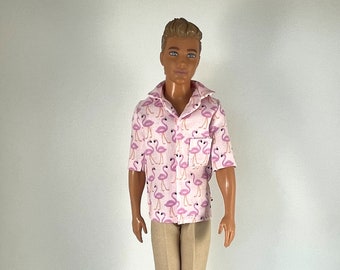 Ken Doll Pink Shirt - Etsy