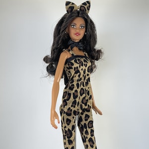 Handmade Fashion Doll Clothes - Leopard Halloween Costume - Etsy