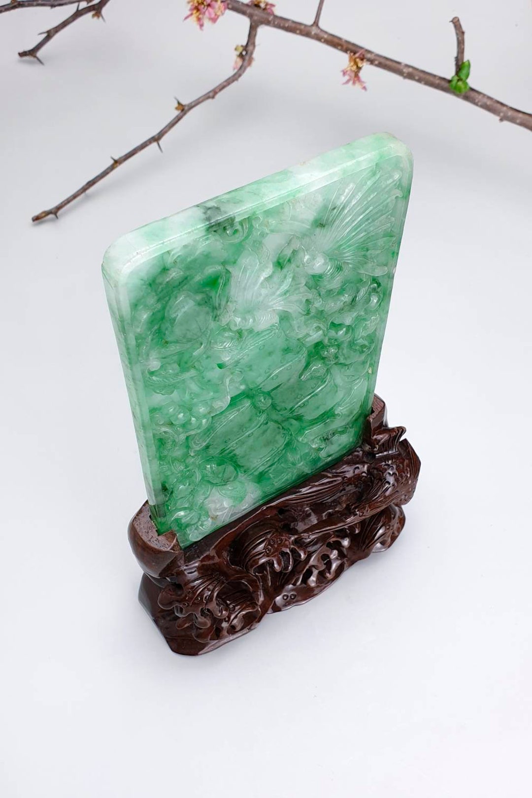 Home Deco, Genuine Vintage Jade Burma Jade Interior, Jade Home Deco ...