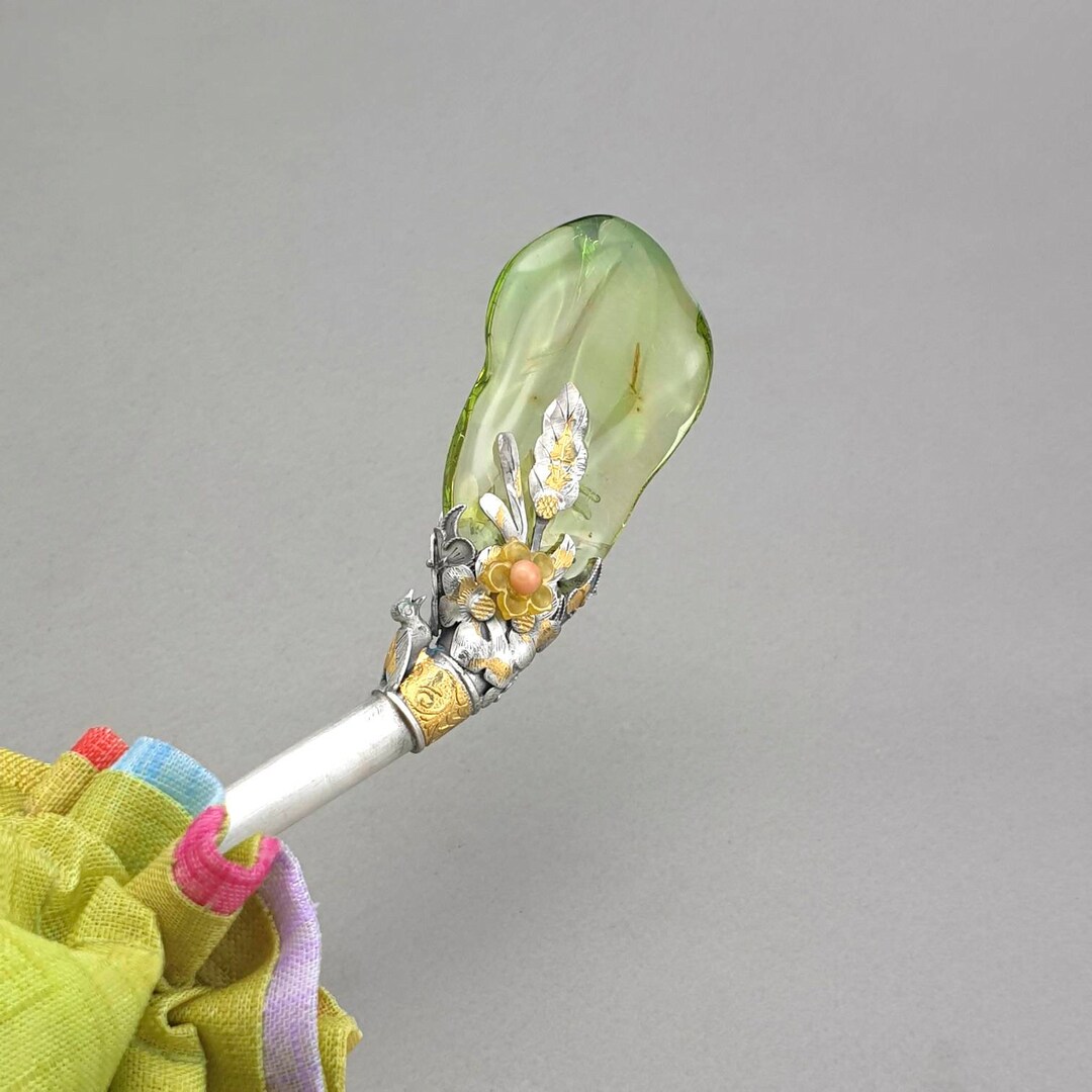 Seoul NASCHENKA Traditional Korean Hanbok Binyeo Silver Craft 비녀 Best ...