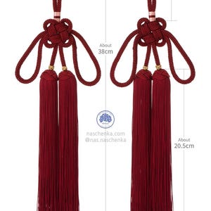 NASCHENKA Traditional Korean Norigae Tassel Luxurious Silk Dangling ...