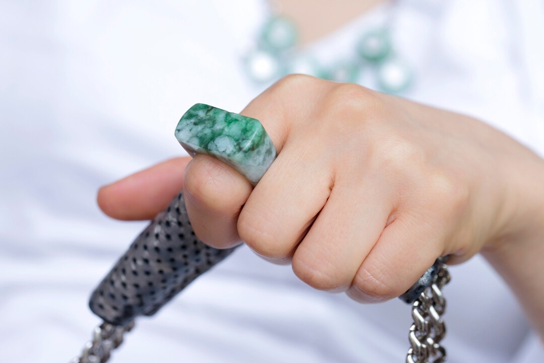 Natural Jadeite Ring Jade for Women Jade Ring for Man and Woman - Etsy