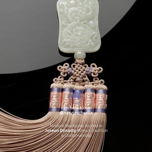 Genuine White Jade Dragon Norigae – Hand-carved Korean Heirloom Pendant ...