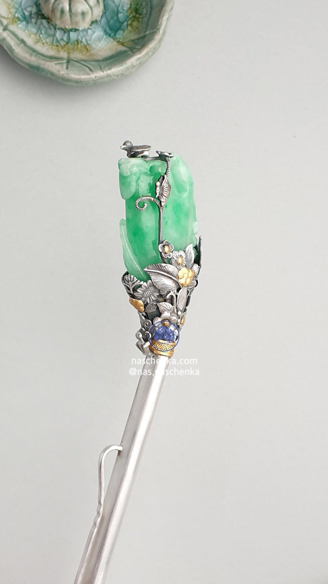 Binyeo Jade Binyeo Seoul NASCHENKA Traditional Korean Hanbok Binyeo ...