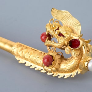 Korean Hair Binyeo Royal Dragon Binyeo Silver, Seoul NASCHENKA ...