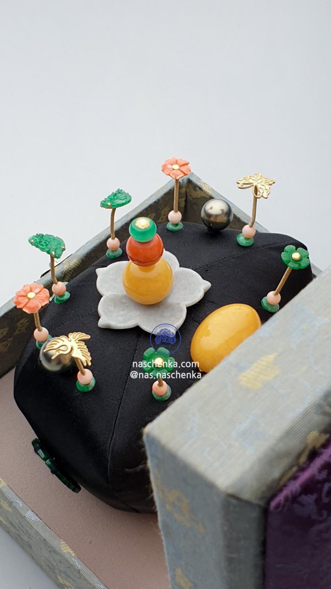 Naschenka Premium Korean Jokduri – Traditional Korean Bridal Headpiece ...