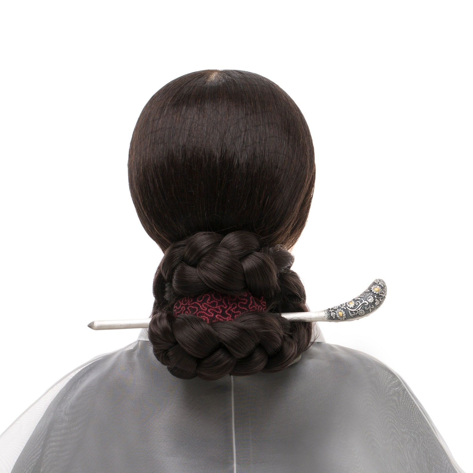 Binyeo Silver , Traditional Korea Hanbok Hair Stick Binyeo for Wedding ...