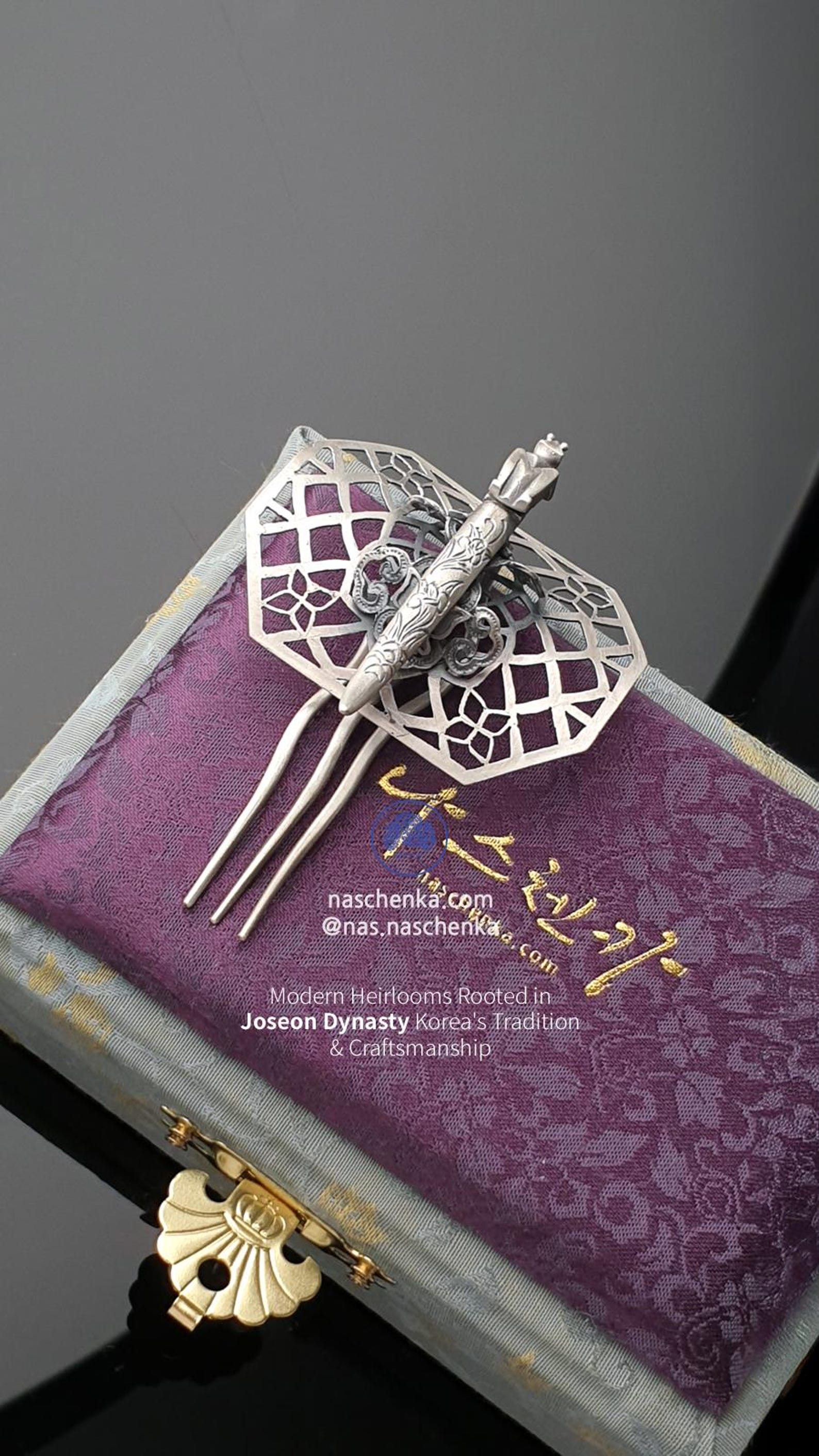 Sterling Silver Frog Tiara Cheopji – Traditional Korean Bridal Hair ...