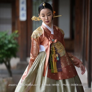 Seoul Korean Cheopji Historical Korean Drama Hair Tiara, Hanbok Hair ...