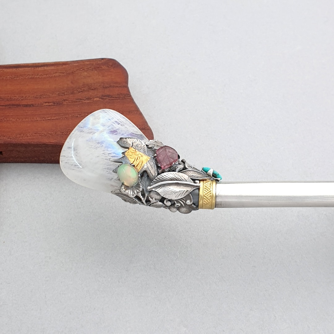 Seoul NASCHENKA Traditional Korean Hanbok Long Handmade Hair Stick Pins ...