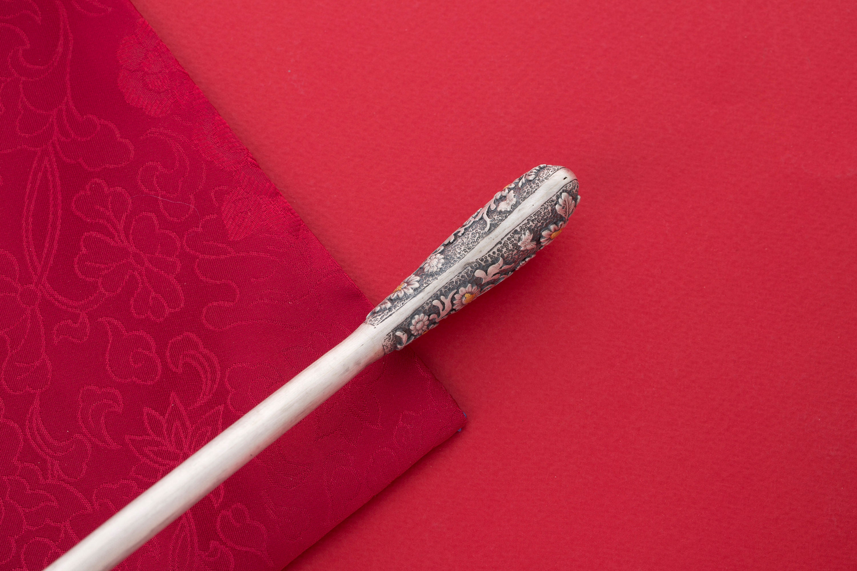 Binyeo Silver , Traditional Korea Hanbok Hair Stick Binyeo for Wedding ...