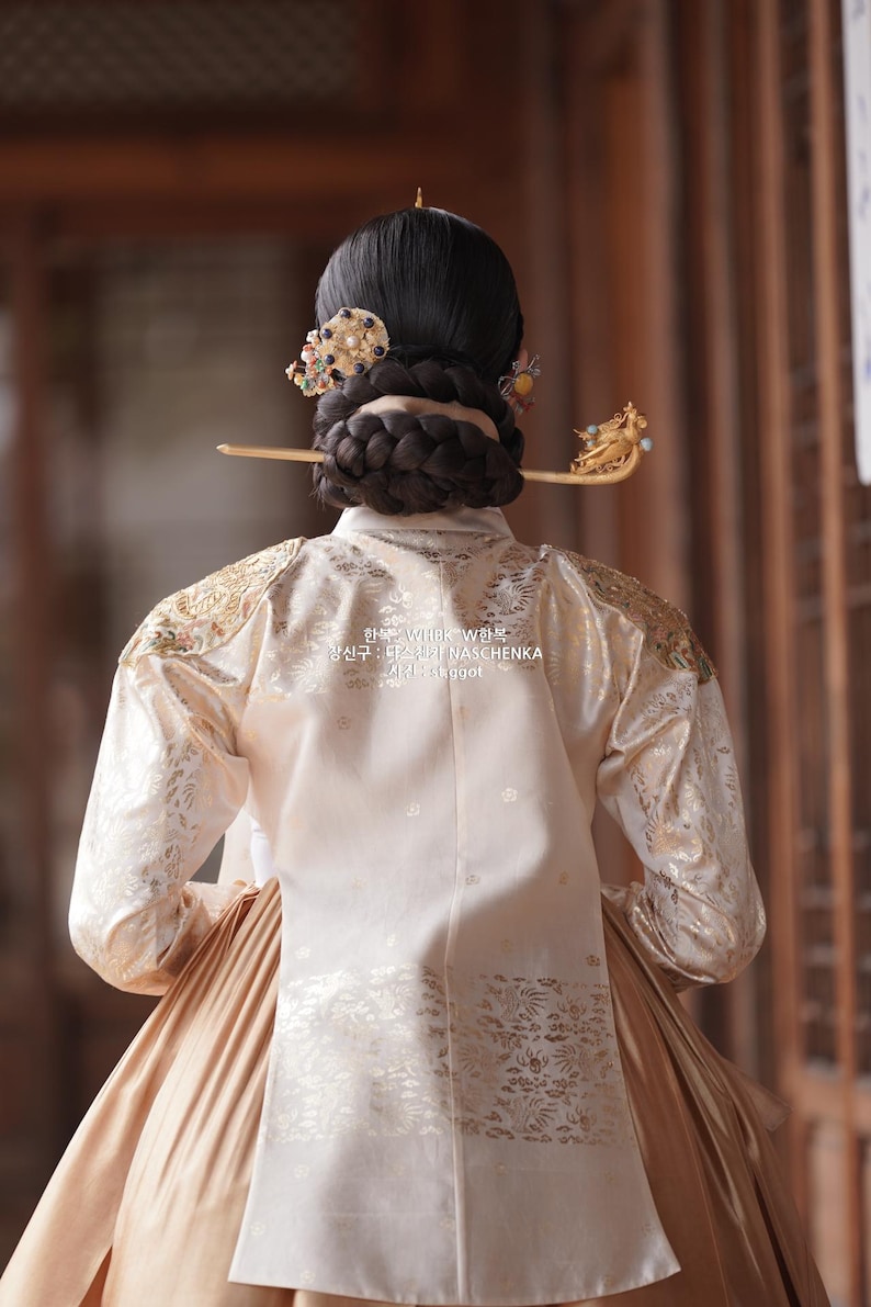 Korean Royal Phoenix Binyeo – Handcrafted Sterling Silver Hair Pin ...