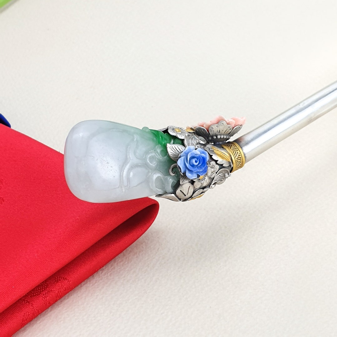 Korean Hair Handcrafted Sterling Silver Binyeo Seoul NASCHENKA ...