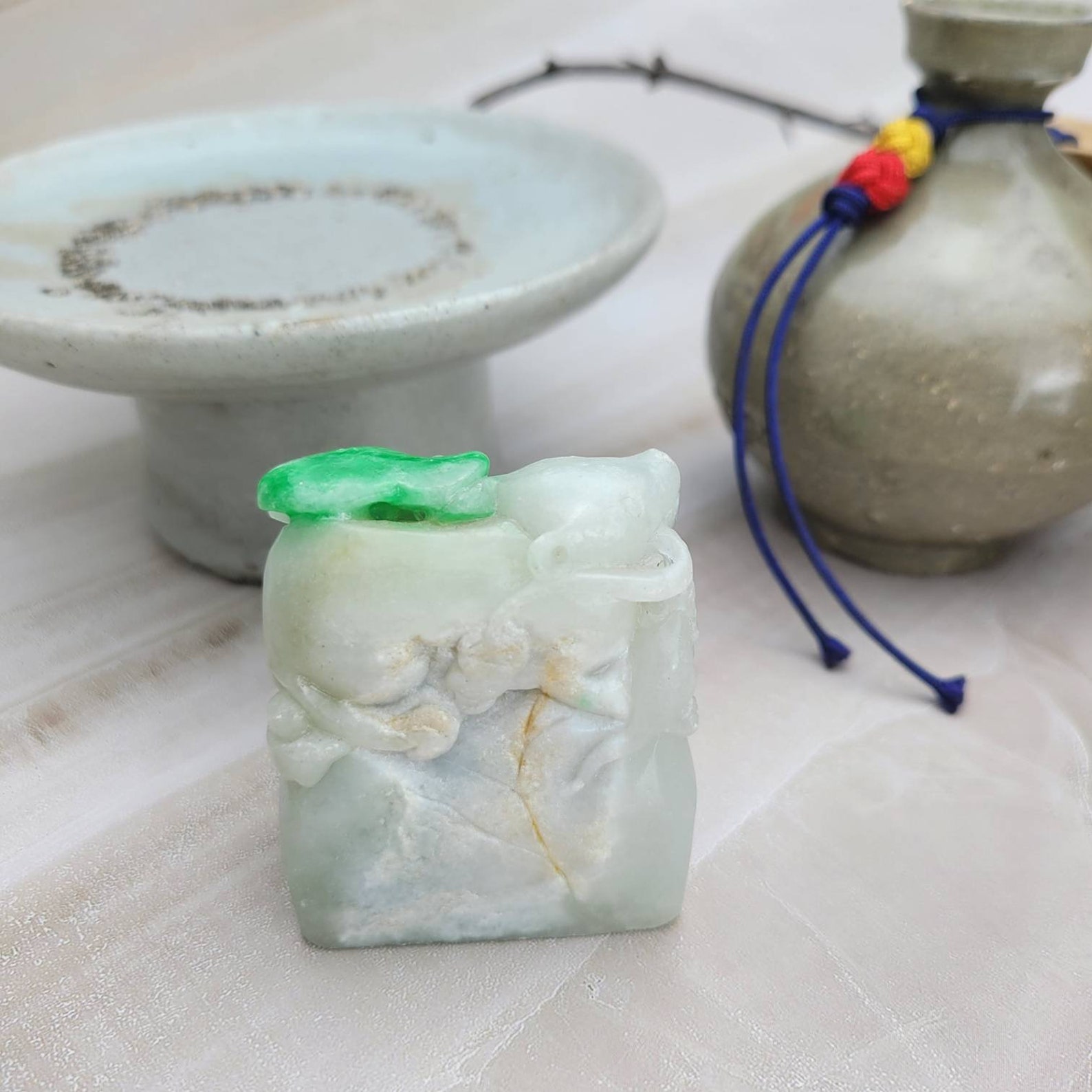 Genuine Jadeite Jade Burma jade stamp Vintage Jade or Green | Etsy